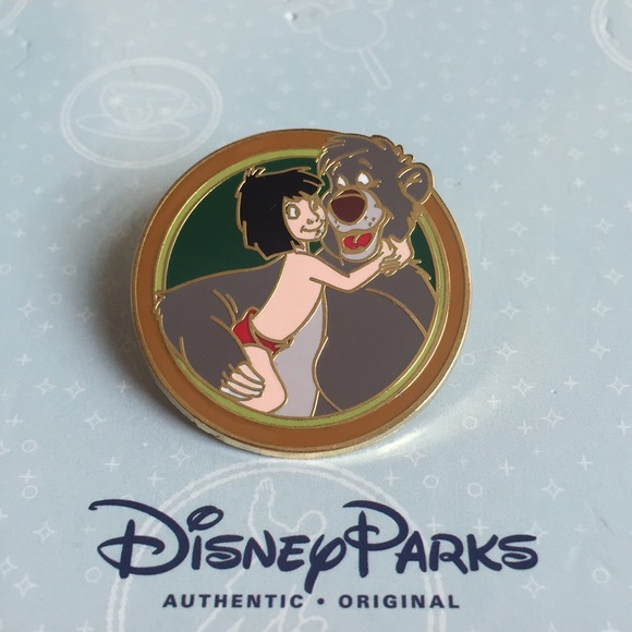 Disney | Accessories | Disney Parks Jungle Book Mowgli And Baloo Pin ...